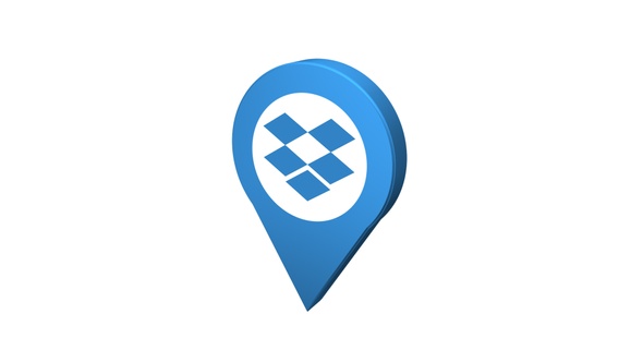 3D Dropbox Pin Icon, Motion Graphics | VideoHive