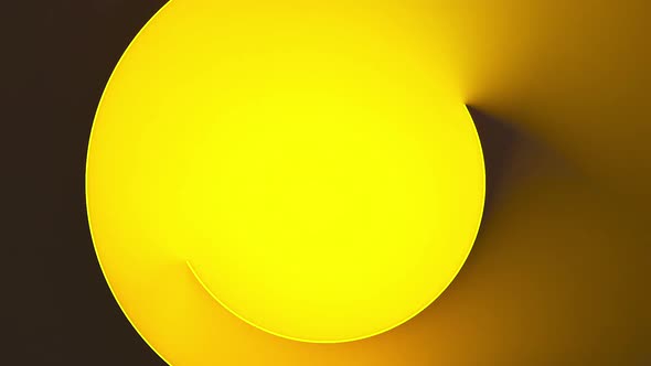 Light Yellow Semi Circles Abstract Seamless Loop Animation, Motion Graphics