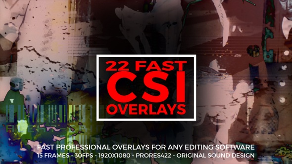 Fast Csi Overlays, Motion Graphics | VideoHive