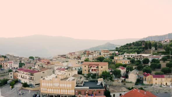 Careri City on the Calabria Mountains, Stock Footage | VideoHive