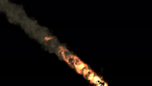 Meteor Hit And Blast, Motion Graphics | VideoHive