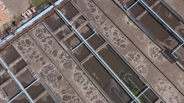 Wastewater Treatment Basin, Stock Footage | VideoHive