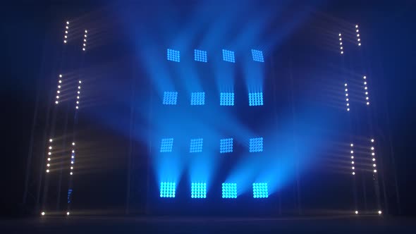 Stage Lights Flashing at Podium., Stock Footage | VideoHive