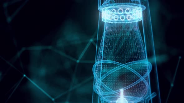 Lantern Hologram Close Up 4k, Motion Graphics | VideoHive