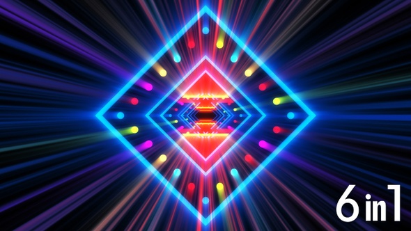 Neon Lights Vj Loops, Motion Graphics | VideoHive