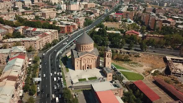 Church Of St. Anna In The City Of Yerevan (Surb Anna), Stock Footage