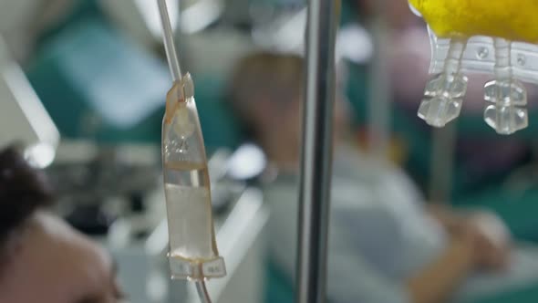 Patient Having Plasma Transfusion Procedure, Stock Footage | VideoHive