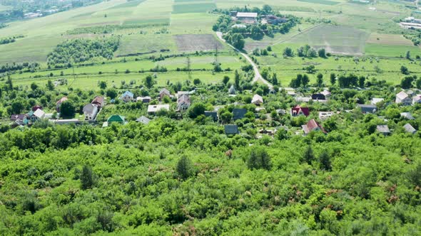 Beautiful Rural Residential Area with a Forest Near By, Stock Footage
