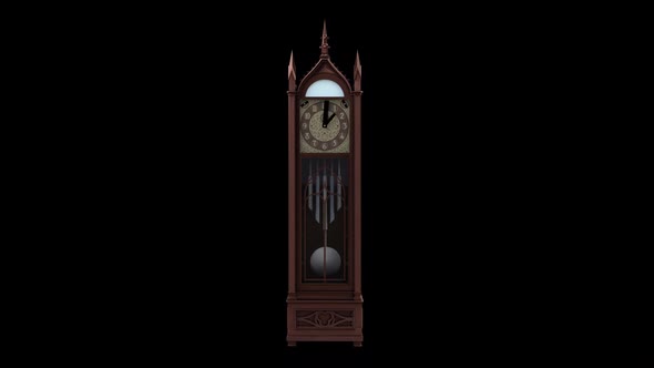 Swinging Hypnotic Clock Pendulum by 3DAnimals | VideoHive