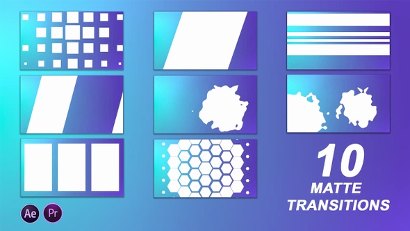 Matte Transitions, Motion Graphics | VideoHive