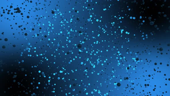 Dark Blue Spheres Rotate Around Axis, Motion Graphics | VideoHive