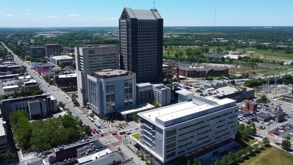 Franklin County Courthouse on Columbus, Ohio. Located in the south end ...
