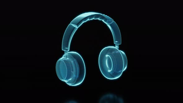 Loop rotation of earphone, Motion Graphics | VideoHive