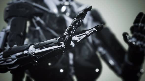 Sexy Robot Android Woman Cyborg, Motion Graphics | VideoHive