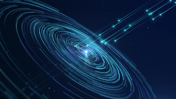 Blue Rotation Stars, Motion Graphics | VideoHive