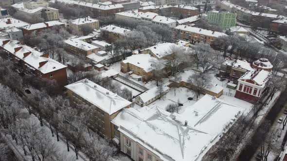 Aerial View of Poltava City in Ukraine, Stock Footage | VideoHive