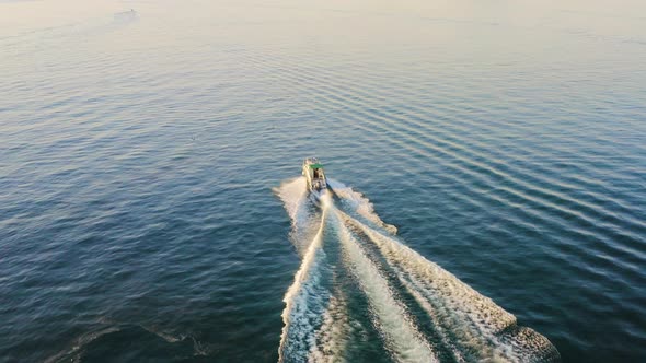 Ships Wake Top View, Stock Footage | VideoHive
