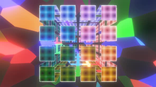 Rotating Wireframe Cube, Motion Graphics | VideoHive