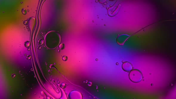 Abstract Colorful Food Oil Drops Bubbles 199, Stock Footage | VideoHive
