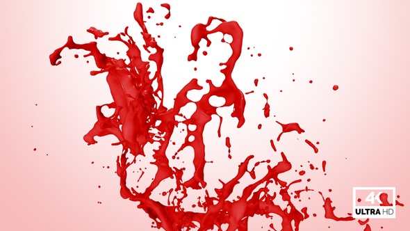 Red Paint Splash, Motion Graphics | VideoHive