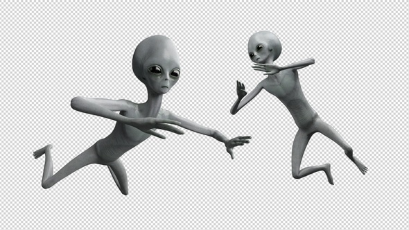 Alien Floating, Motion Graphics | VideoHive