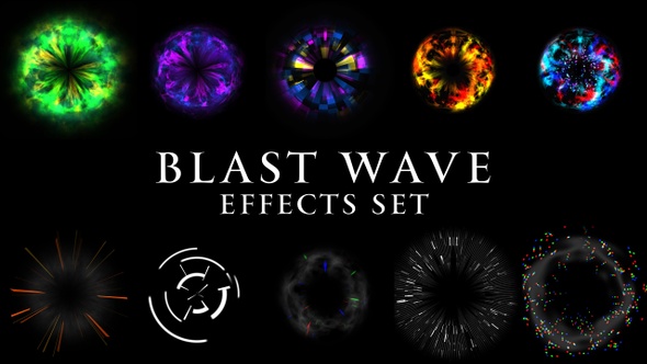 Blast Wave Effects Set, Motion Graphics | VideoHive