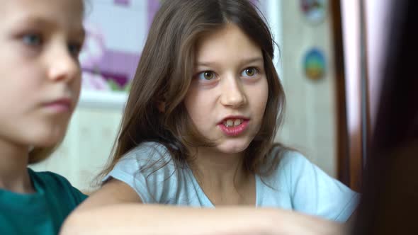 Kids Addicted to Internet Games on Laptop, Stock Footage | VideoHive