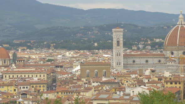 The historic city center in Florence, Stock Footage | VideoHive