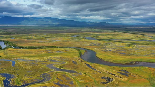 Avacha River Delta on Kamchatka, Stock Footage | VideoHive