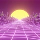 Retro 80s video game background 4k looped, Motion Graphics | VideoHive