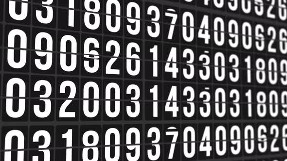 Numbers counting close up background, Motion Graphics | VideoHive