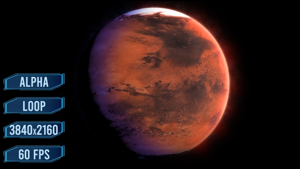 Realistic Mars, Motion Graphics | VideoHive