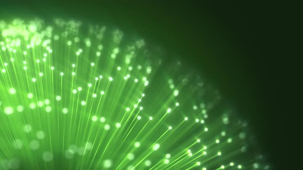 Spherical Model with Fiber Optic, Motion Graphics | VideoHive