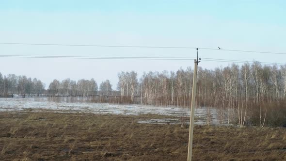 Siberian Spring Landscape, Stock Footage | VideoHive