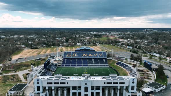 Aerial View Of Navy-Marine Corps Memorial Stadium, Venue For Navy ...