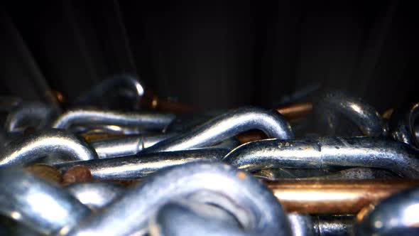Shining Chain And Nail, Stock Footage | VideoHive