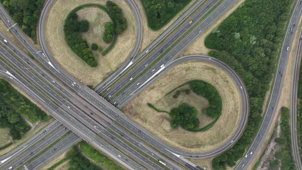 The Lunetten Junction is a Dutch Traffic Interchange for the Connection ...