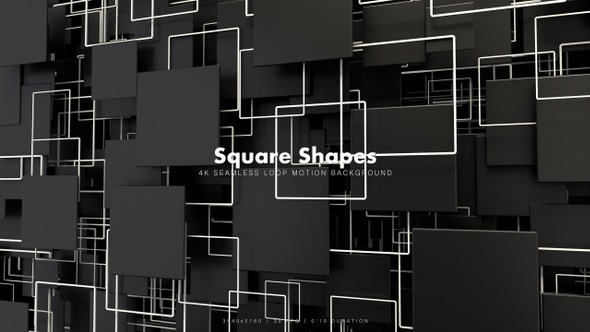 Square Shapes Motion 41, Motion Graphics | VideoHive