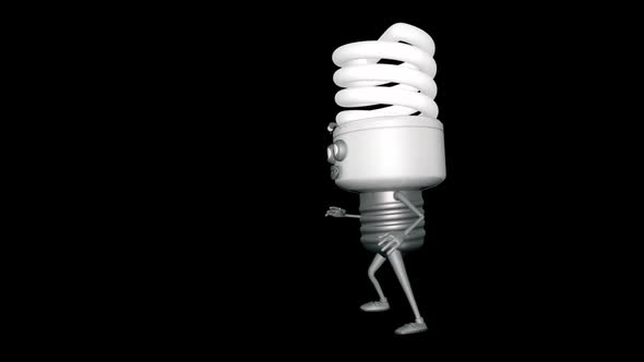 Light Bulb Dancing Looped Alpha Channel, Motion Graphics | VideoHive