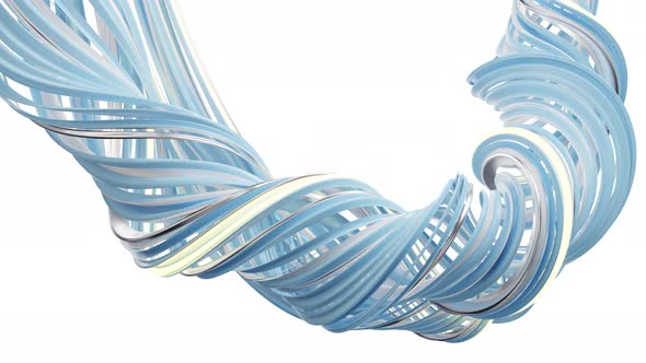 Abstract loop flowing curve lines with alpha, Motion Graphics | VideoHive