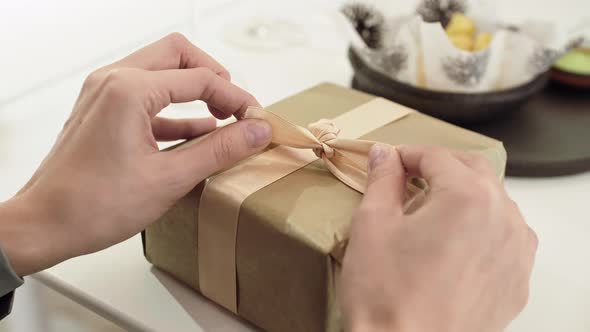 Person Unpacking Present, Stock Footage | VideoHive