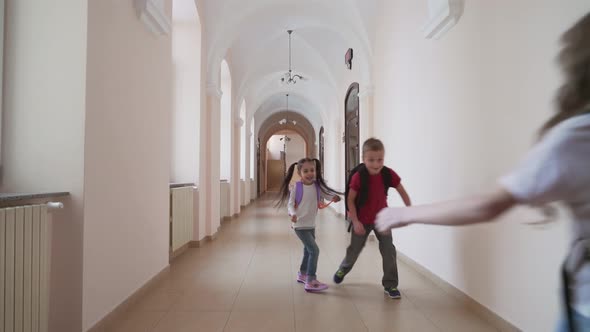 Children Entering Classroom, Stock Footage | VideoHive