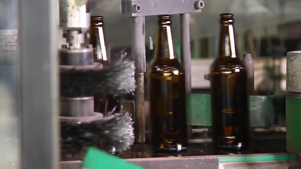 Quality Control of Glass Bottles, Stock Footage | VideoHive