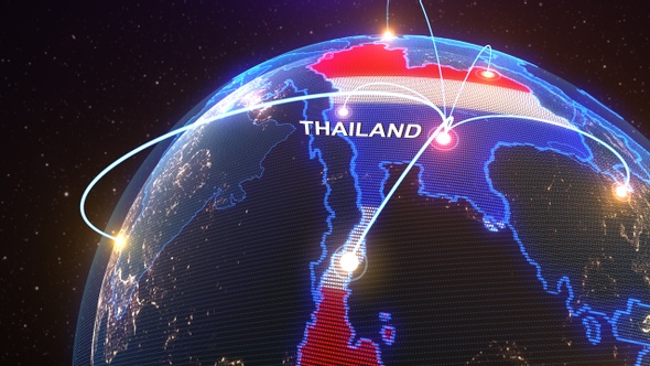Thailand Map Animation, Motion Graphics | VideoHive