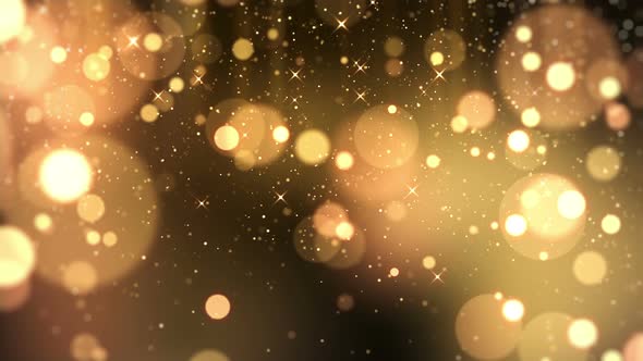 Gold Particle Falling, Motion Graphics | VideoHive