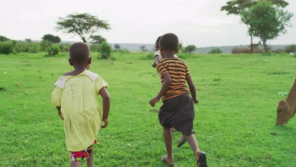 African children running, Stock Footage | VideoHive