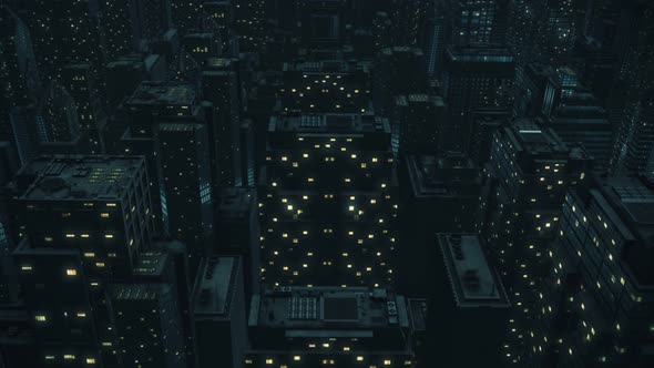 Night City Fly Through, Motion Graphics | VideoHive