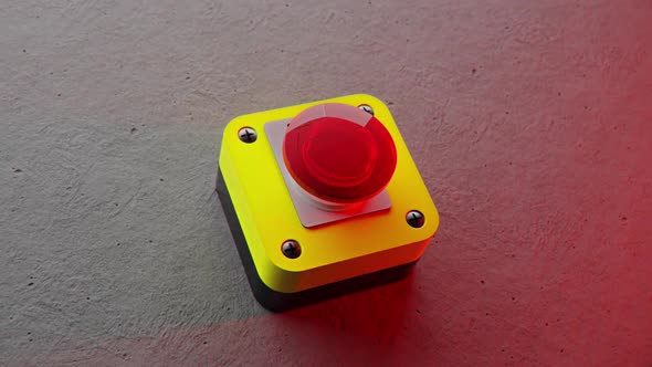 Red Emergency Buttons With Red Alert, Motion Graphics | VideoHive