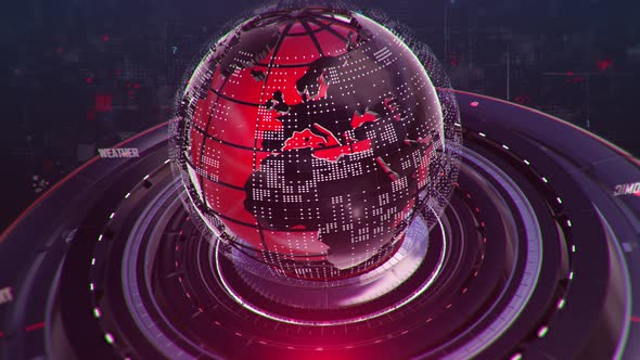 News Broadcast Background 4k Loop, Motion Graphics | VideoHive