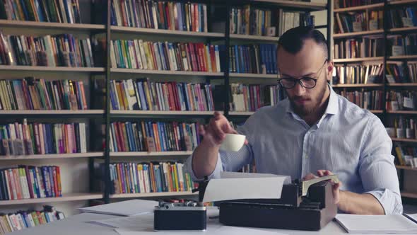 Young writer , Stock Footage | VideoHive